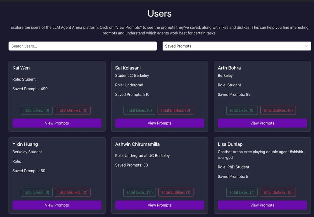 Agent Arena by LMArena