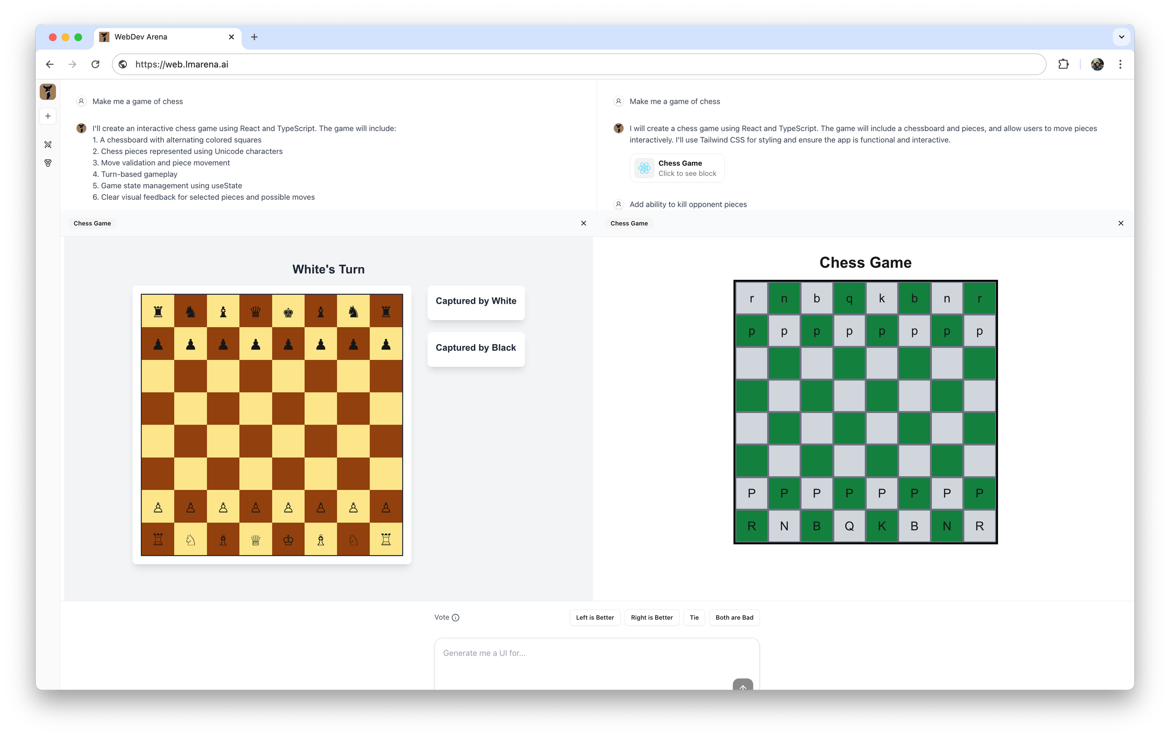 WebDev Arena: A Live LLM Leaderboard for Web App Development