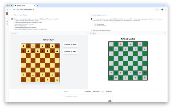 WebDev Arena: A Live LLM Leaderboard for Web App Development
